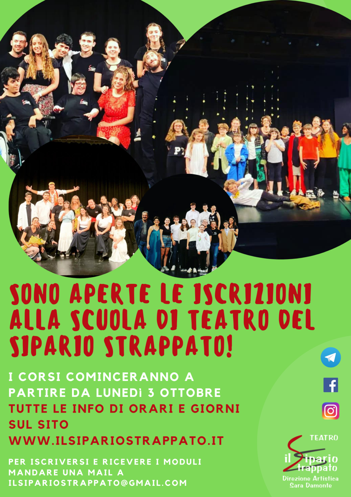 Il Sipario Strappato – Direzione artistica Sara Damonte